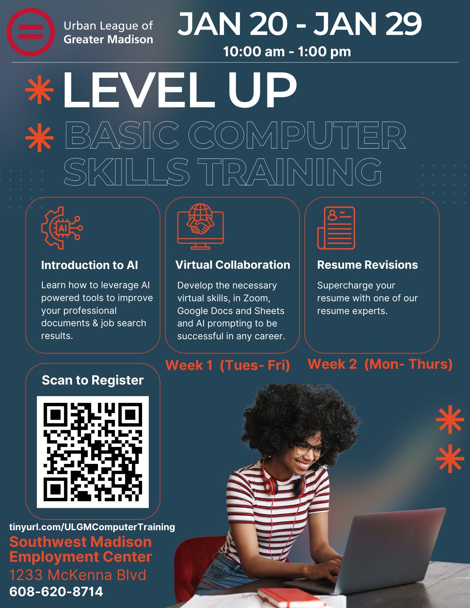 Level Up (Basic computer Training) | Urban League of Greater Madison